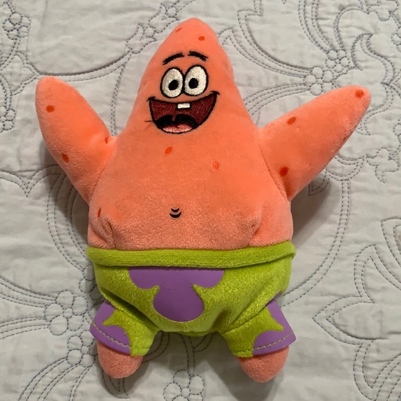 Toys | Ty Patrick Star Adorable Spongebob Character Stuffed Animal 204 ...